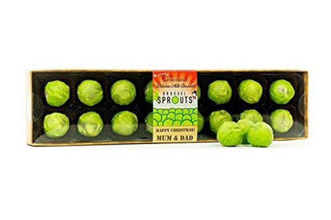 Christmas Chocolate Brussels Sprouts - Mum and Dad Caption Orange ...
