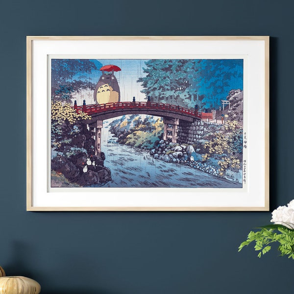 Totoro Print - Etsy