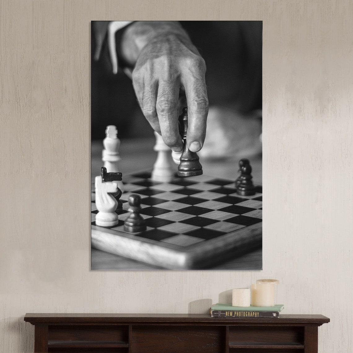 Chess Print for Your Game Room Battle Station or Youtube | Etsy