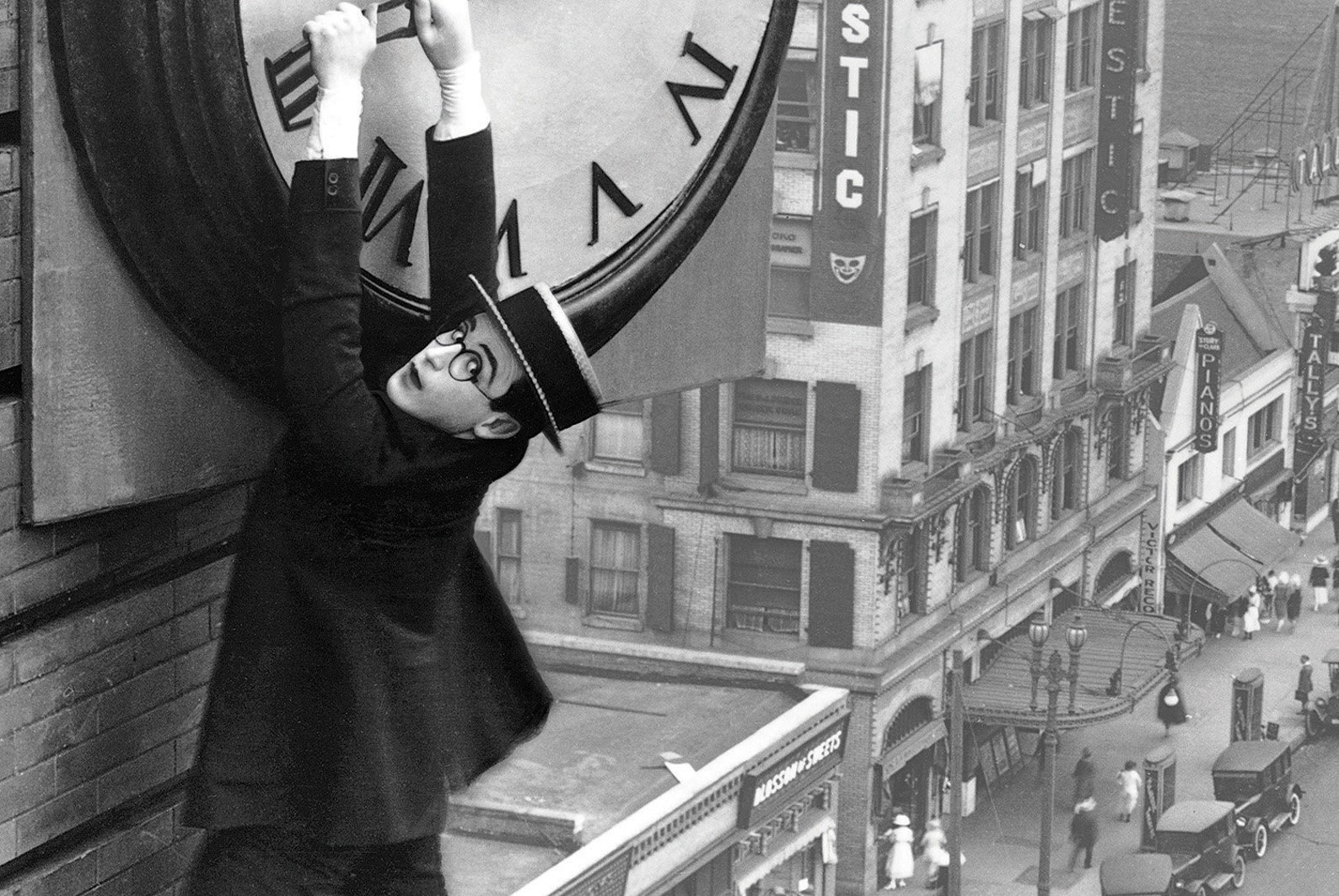 Harold Lloyd in Safety Last the Iconic Shot of Lloyd Hanging - Etsy