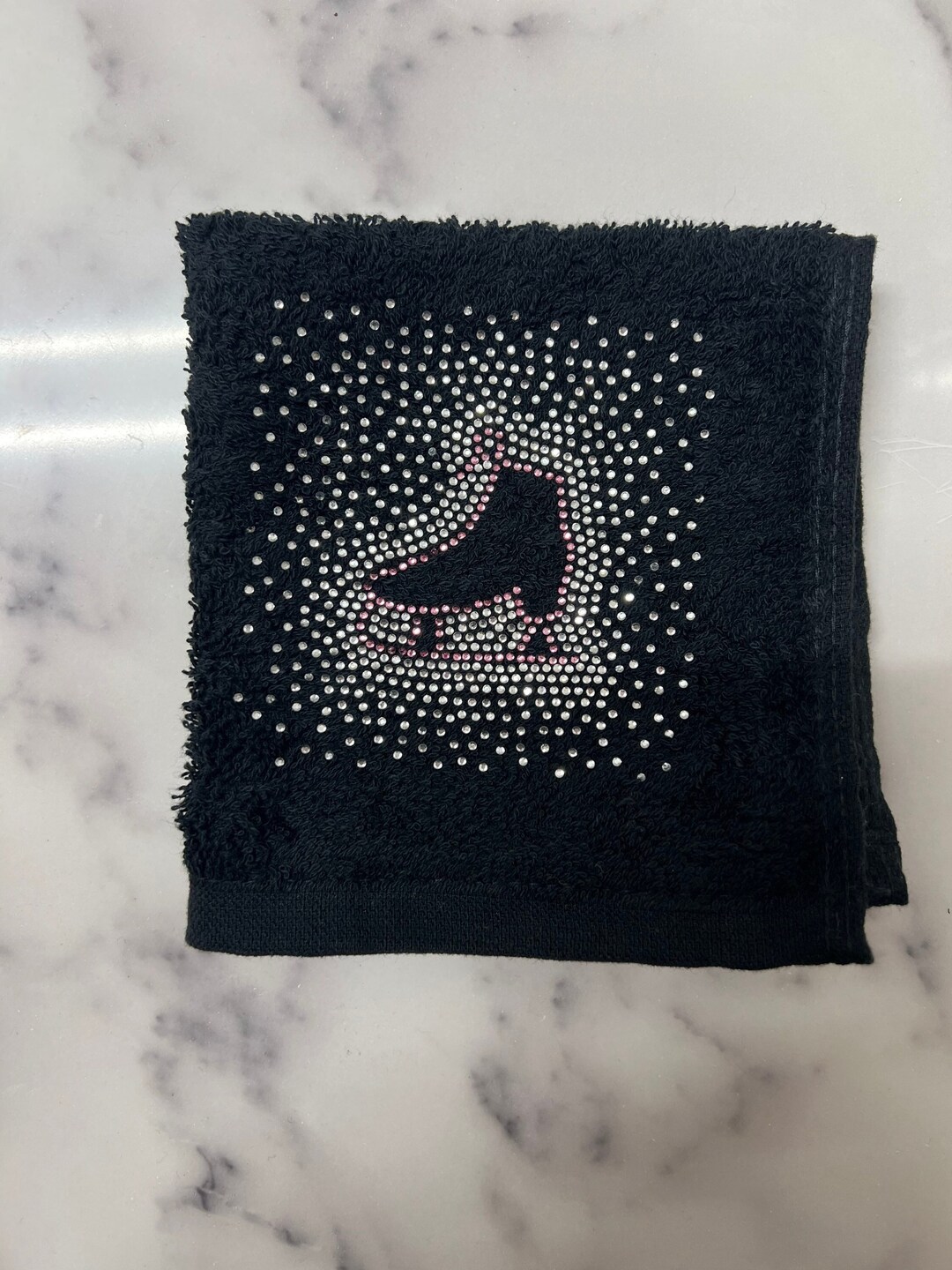 Ice Skate Towel, Personalized Ice Skating Towel, Towel for Figure ...