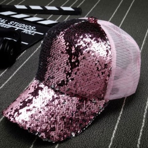 Sequin Magic Hat, Reversible Sequins Adjustable Baseball Hat Cap, Girls ...