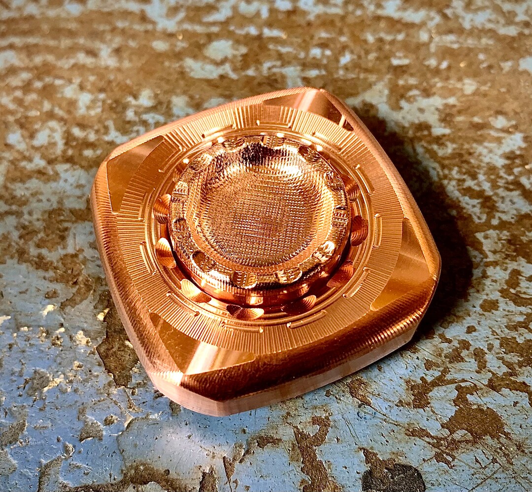 Perlot Quad Copper Fidget Spinner - Etsy