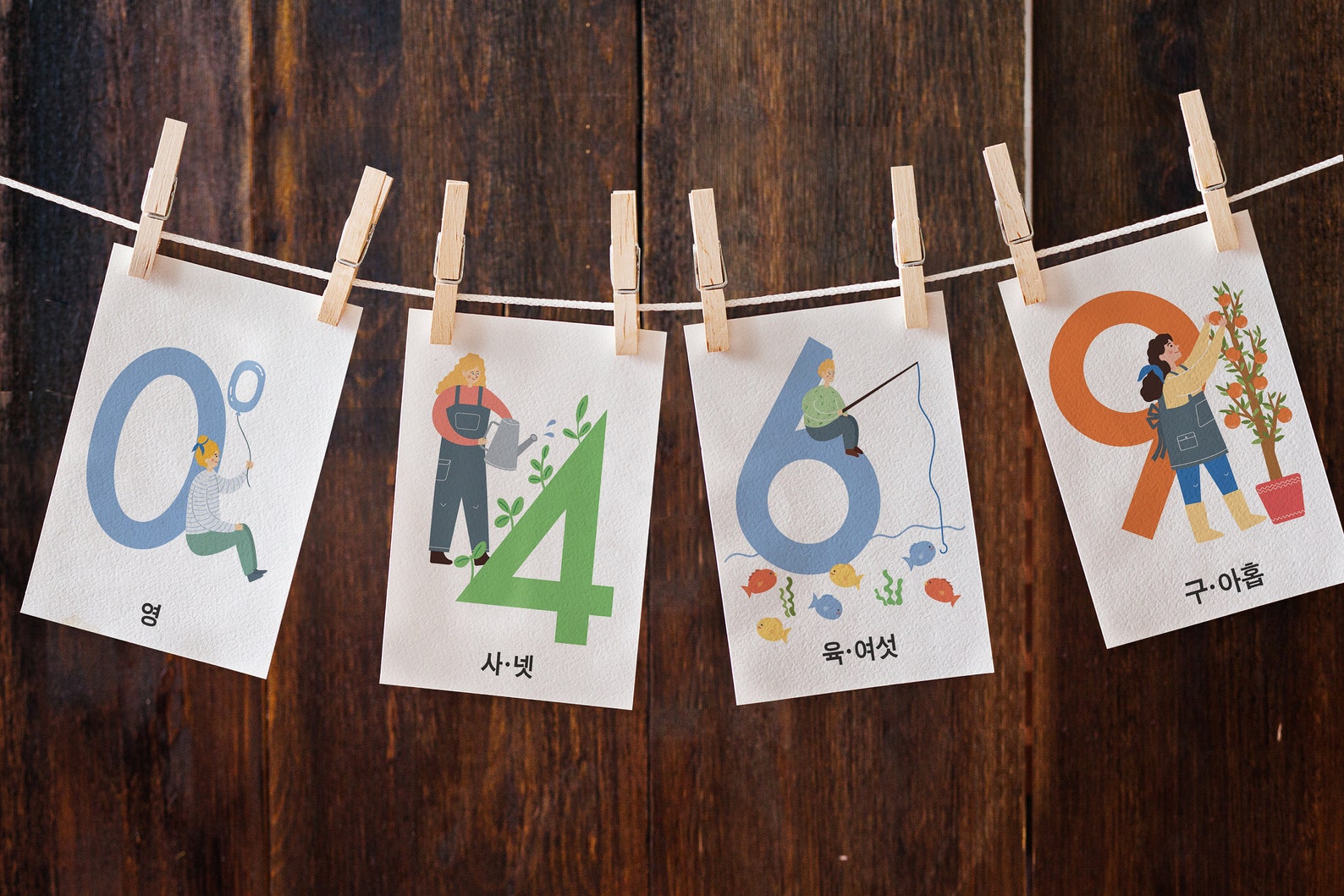 DIGITAL Only/hangeul Hangul Korean Number Numbers - Etsy