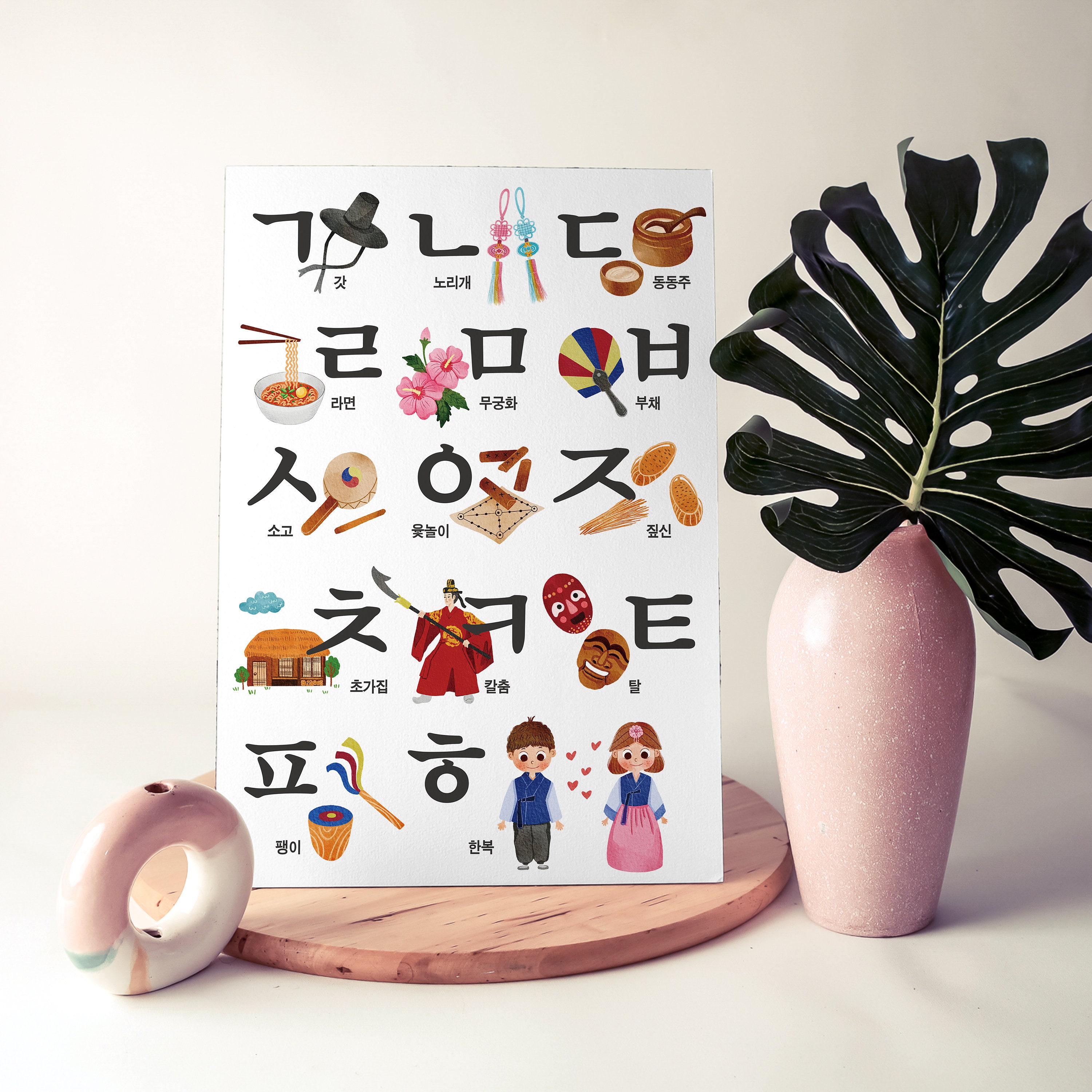 DIGITAL Only/cute Hangeul Hangul Traditional Korean - Etsy