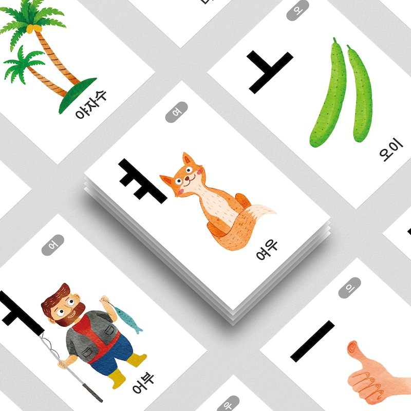 Korean Flashcards - Etsy