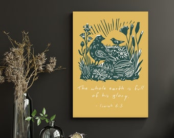 LACKING NOTHING Scripture Digital Print Christian Wall Art Printable ...