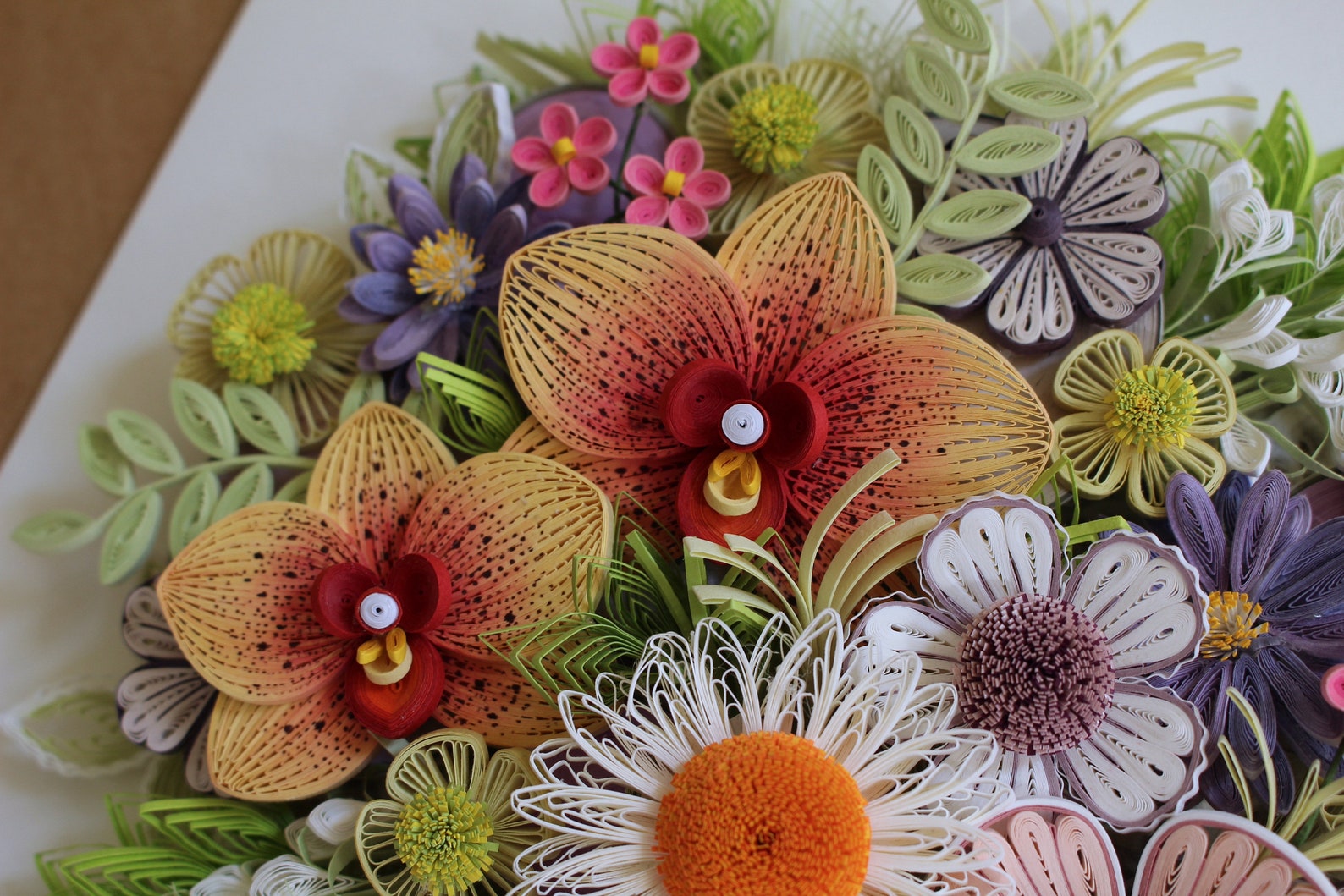 Original 3D Paper Quilling Artwork Botanical Wall Art Gift - Etsy