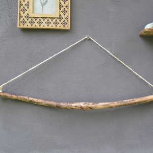 Sturdy BRANCH Olive Wood Branch for Bohemian Hangings, Picture Display ...