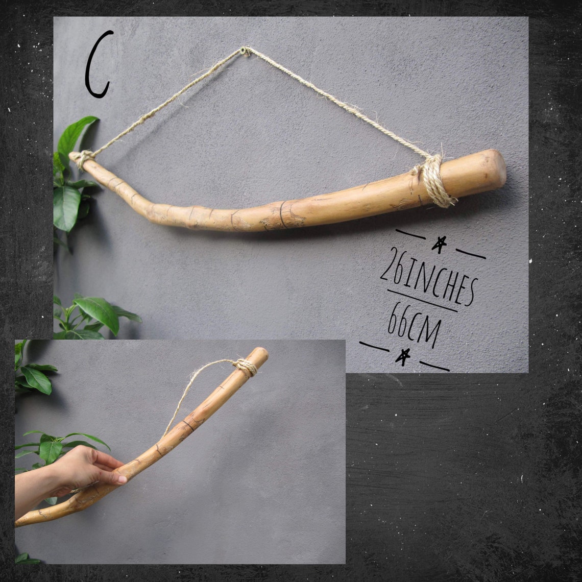 Rustic BRANCH Olive Wood Craft Stick Natural Branch | Etsy