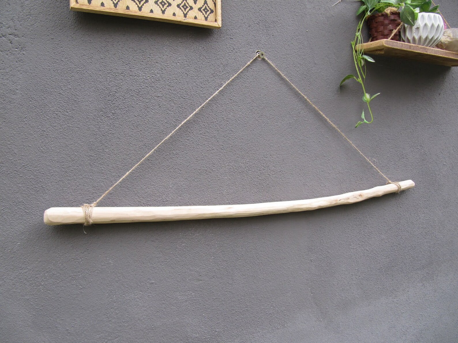 Olive Wood Branch for Macrame Wall Hangings Fair Light's - Etsy