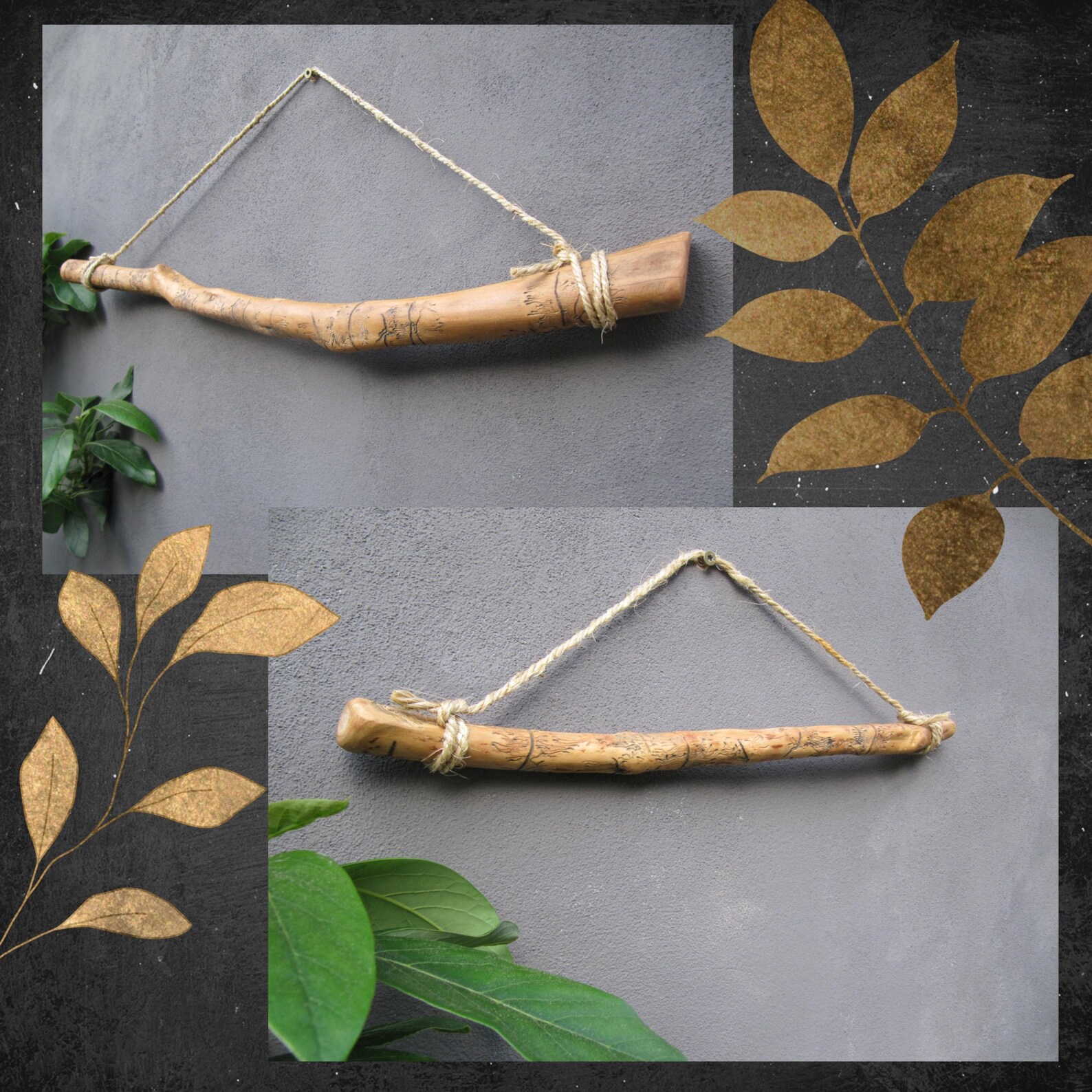 Rustic BRANCH Olive Wood Craft Stick Natural Branch | Etsy