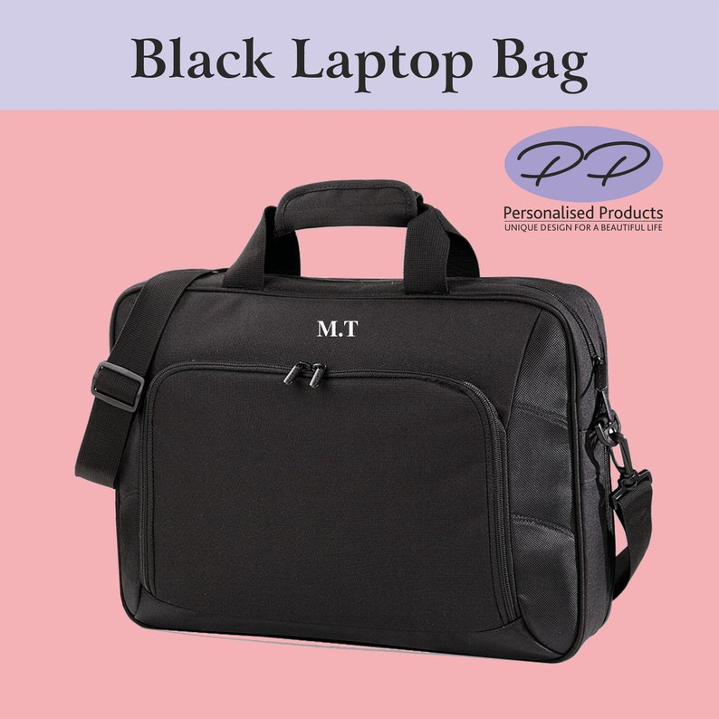 Personalised Executive Laptop Briefcase Bag, Personalized Laptop Case ...
