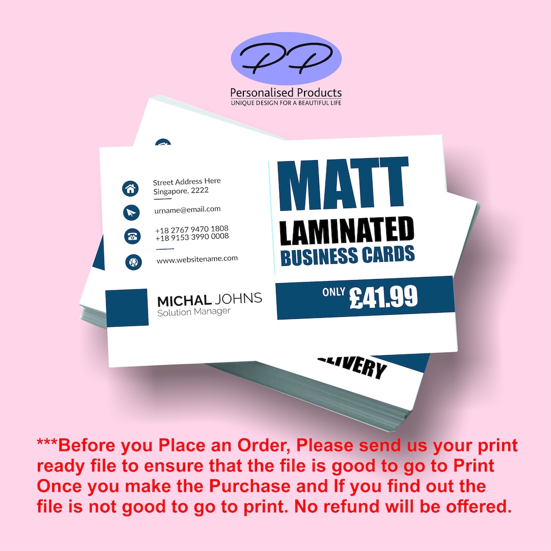 Business Cards UK, Print Full Colour, Calling Cards, Appointment Cards ...