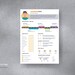 Infographic Resume Template for MS Word, ATS Friendly Infographic ...