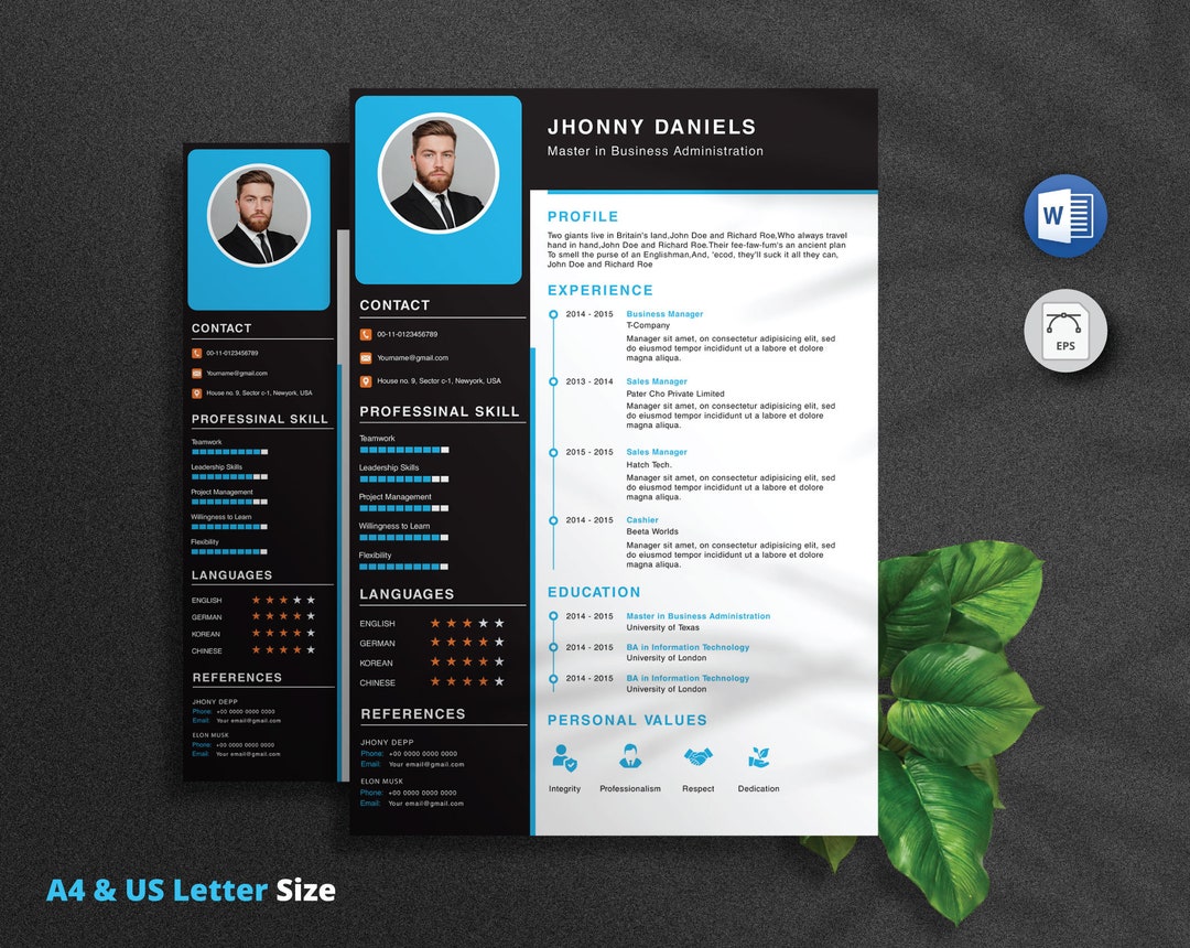 CV de dirigeant d’entreprise, modèle de CV MBA convivial ATS, CV MBA ...