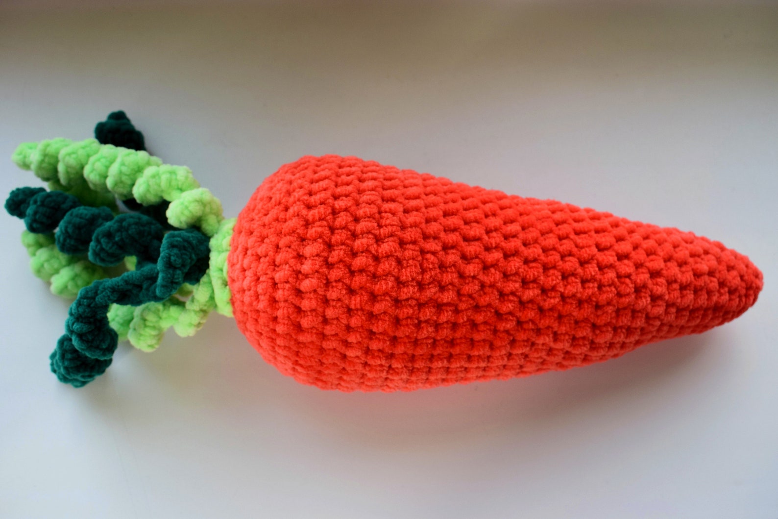Crochet Carrot Toy for Pretend Play/large Plush Carrot Play - Etsy