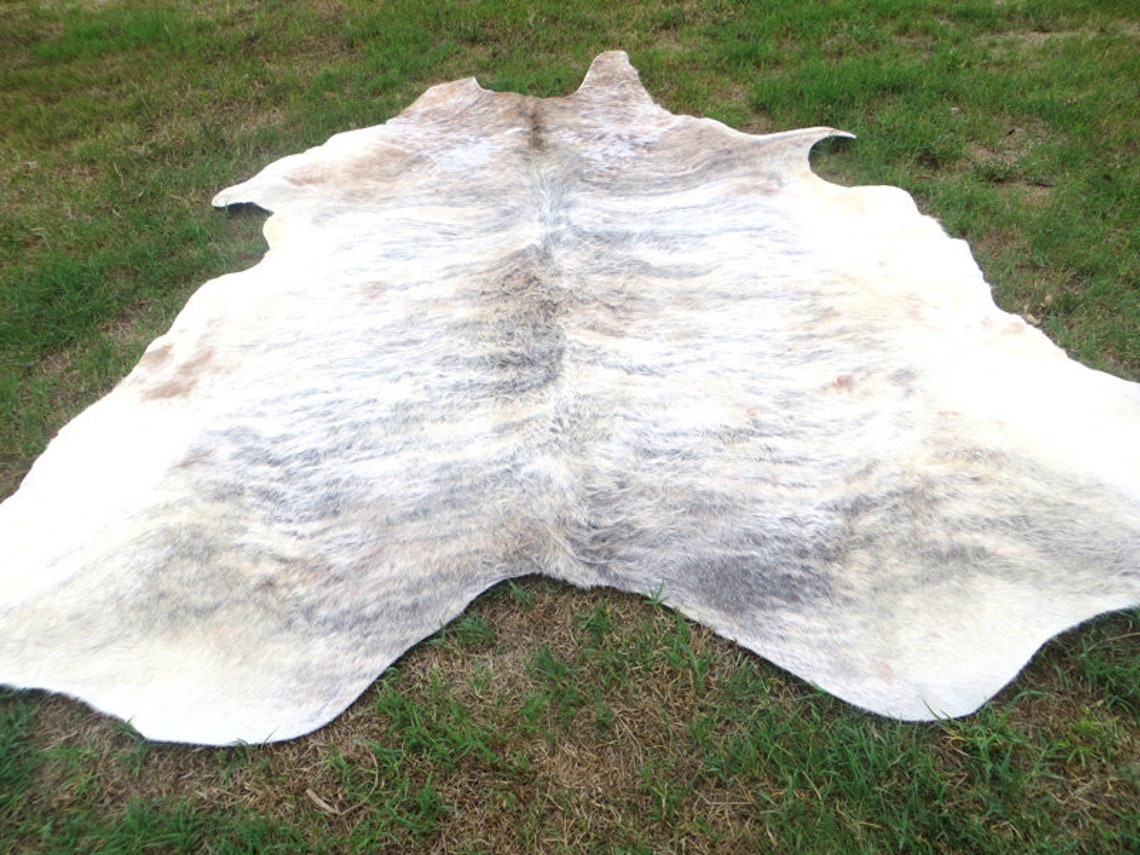 Light Beige WHITE Large New Cowhide Rug Natural Hair on | Etsy