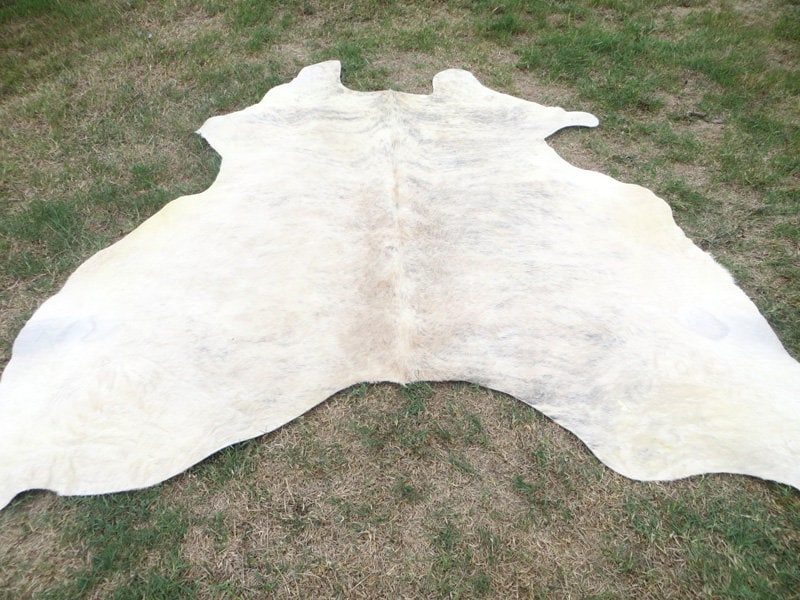 Light Beige WHITE Large New Cowhide Rug Natural Hair on - Etsy