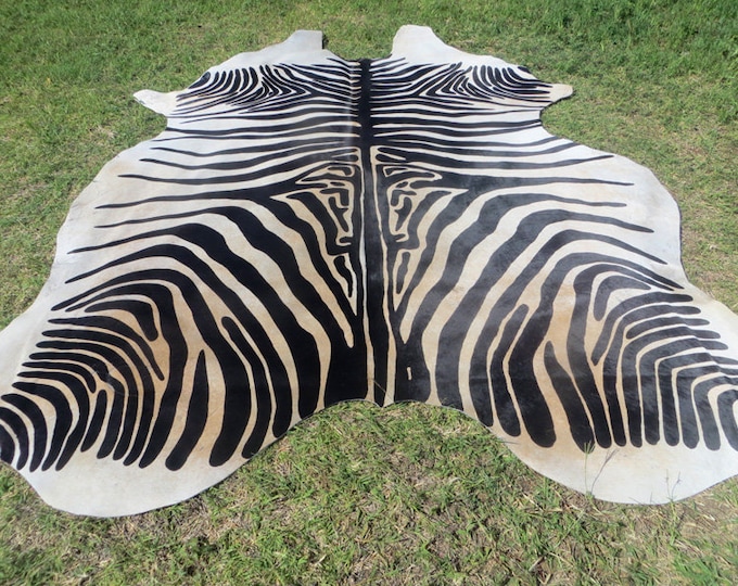 Zebra Cowhide From Brazil/ Zebra Print Cowhide Rug - Genuine Pattern ...