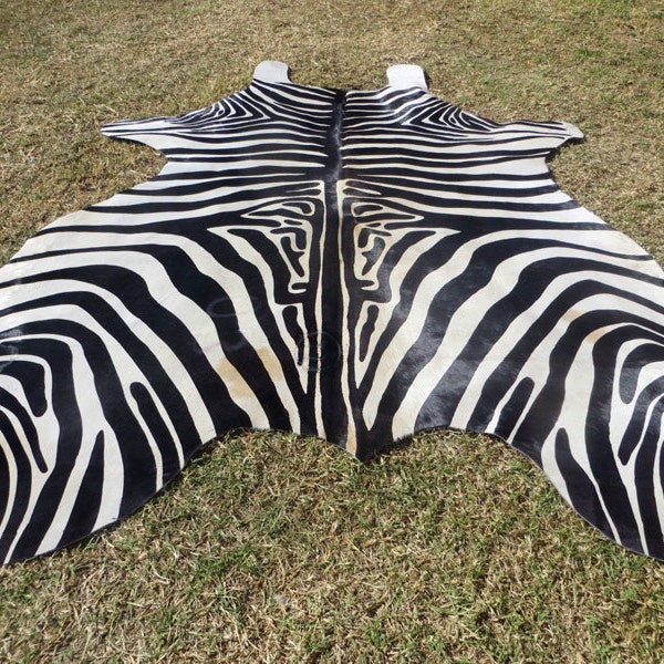 Zebra Skin Rug - Etsy UK