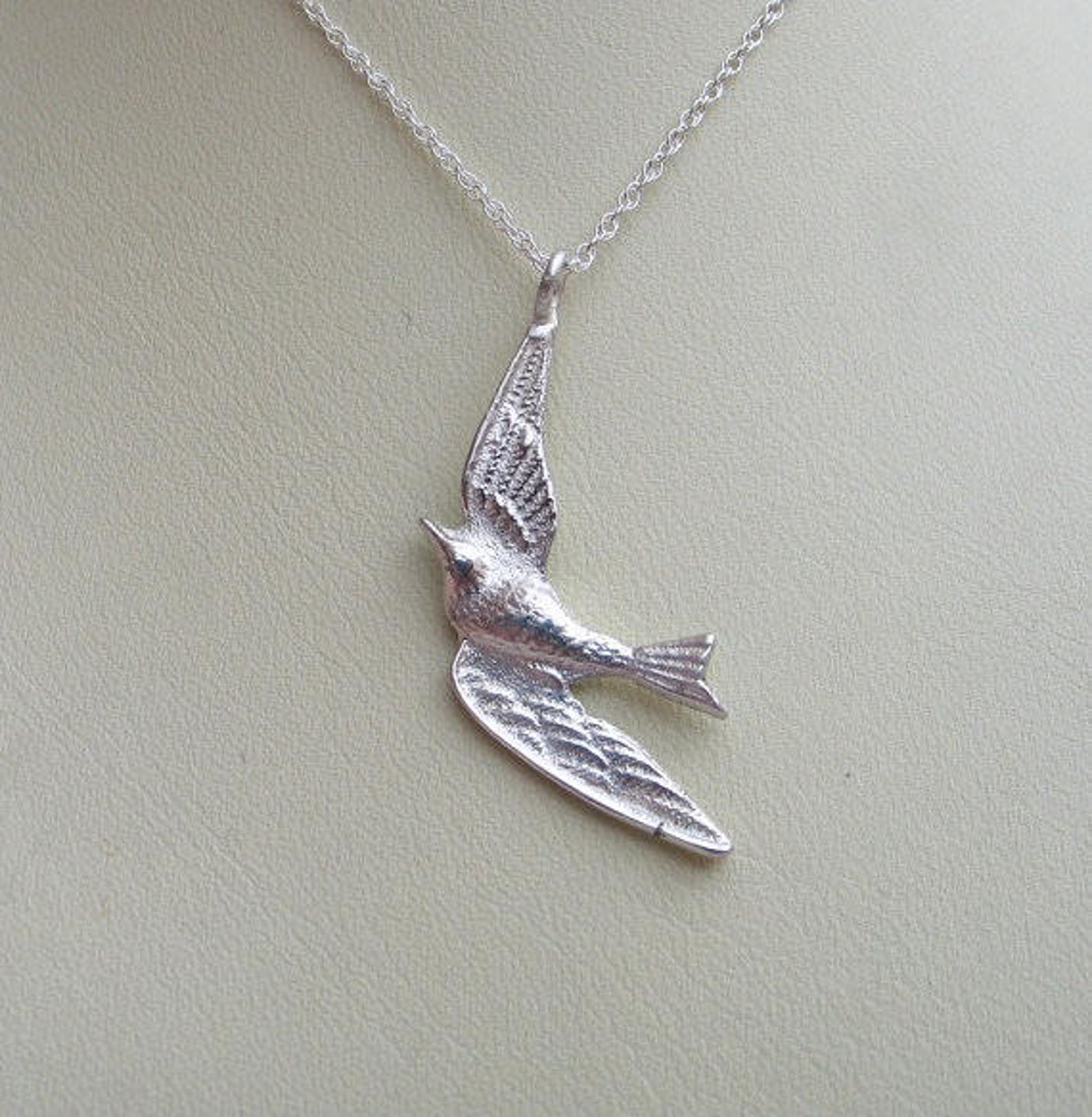 Oiseau volant en argent sterling - Etsy France