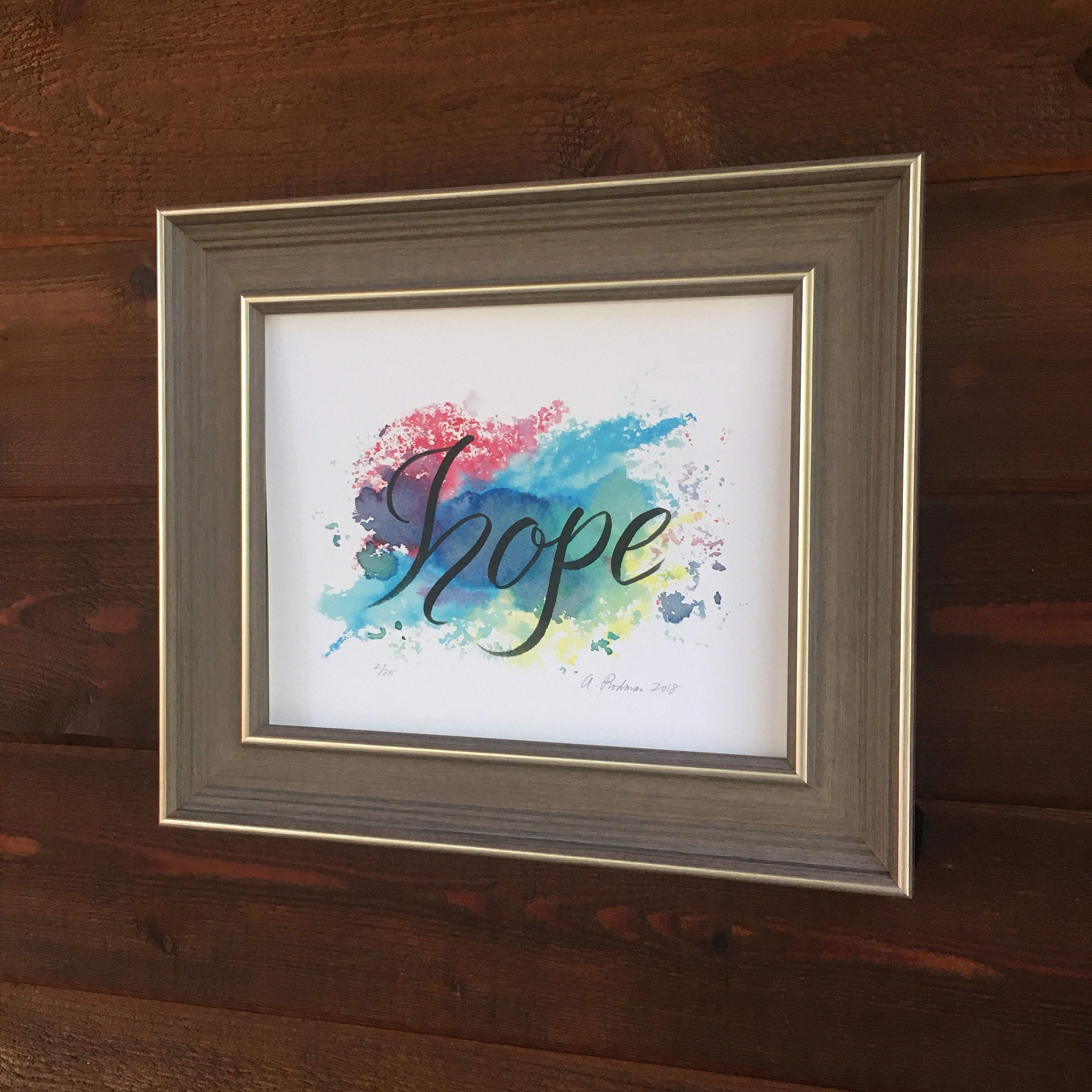 Hope Print ~ 8 X 10 Inch Art Print ~ Encouragement Print - Etsy