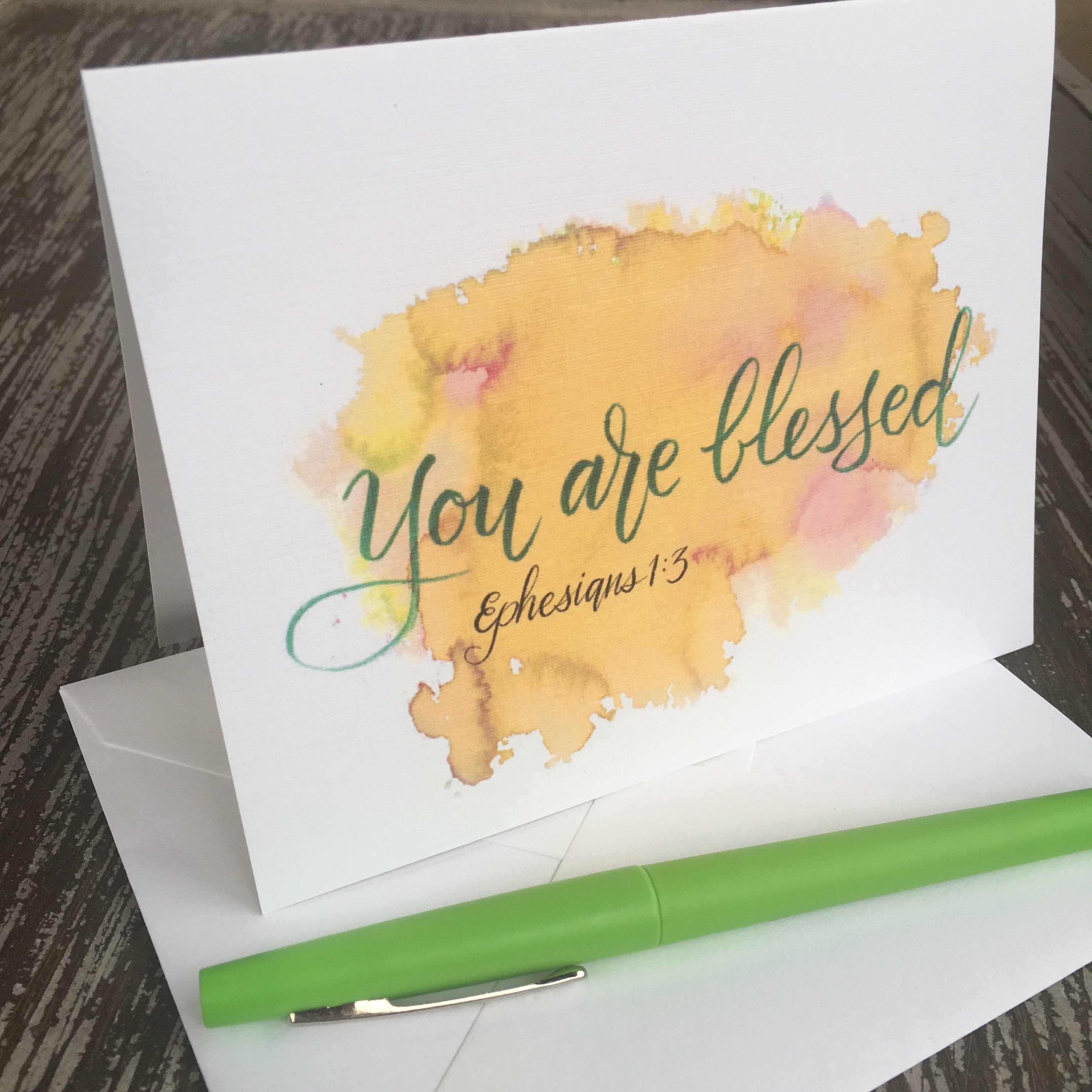 You Are Blessed Encouragement Card - Etsy