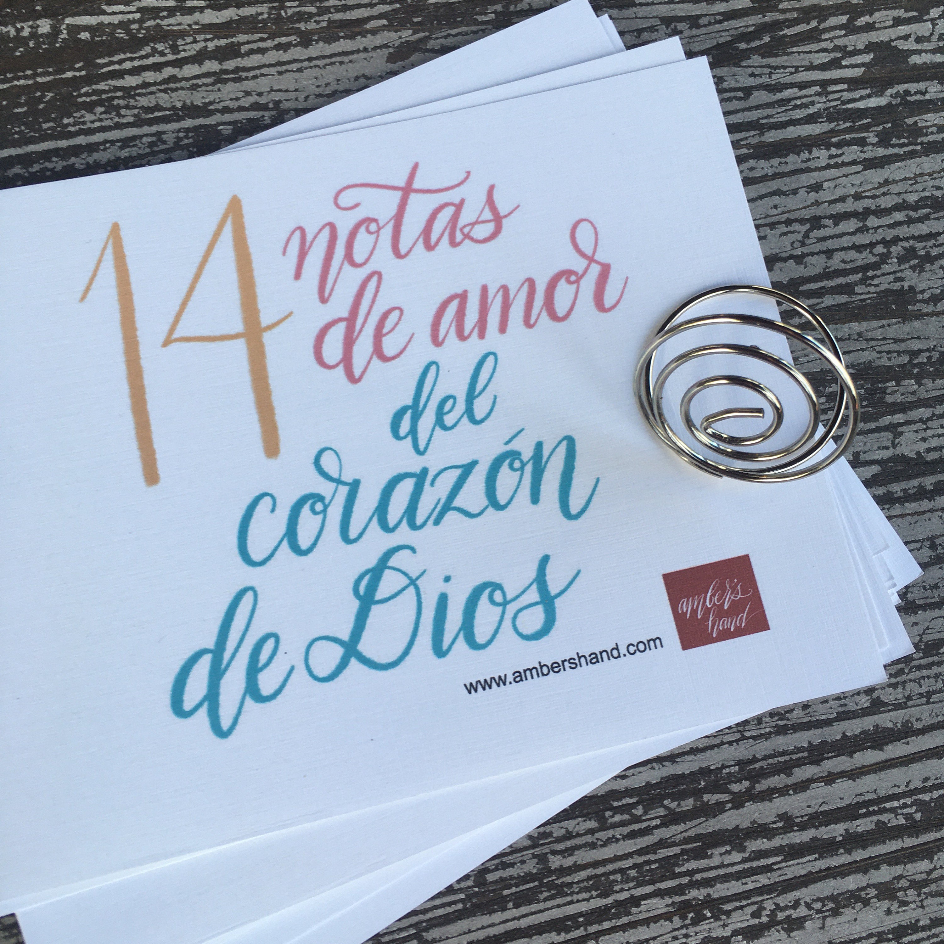 Spanish Bible Verse Cards Notas De Amor Del Corazón De Dios 14 ...