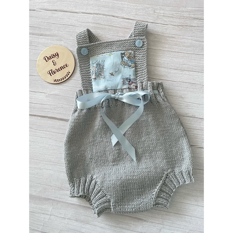 Peter Rabbit Romper Knitted Romper Peter Rabbit - Etsy
