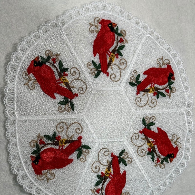 Embroidered Doilies - Etsy