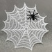 Lace Web & Spider (free Standing Lace - A Finished Embroidery Product ...