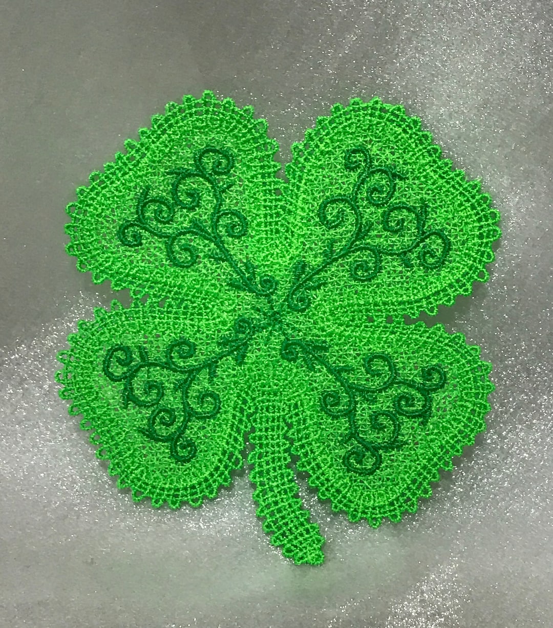 Cloverleaf (free Standing Lace - A Finished Embroidery Product, Not a ...