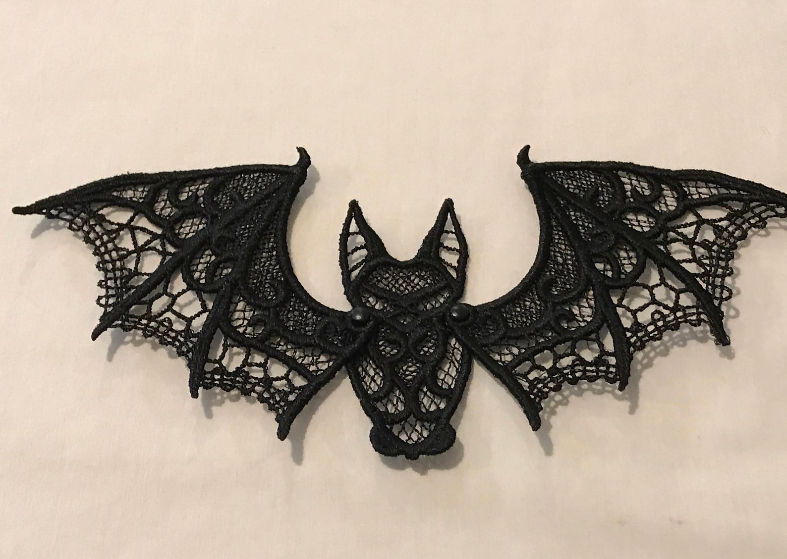 Lace Bat - Articulated (free Standing Lace - A Finished Embroidery ...