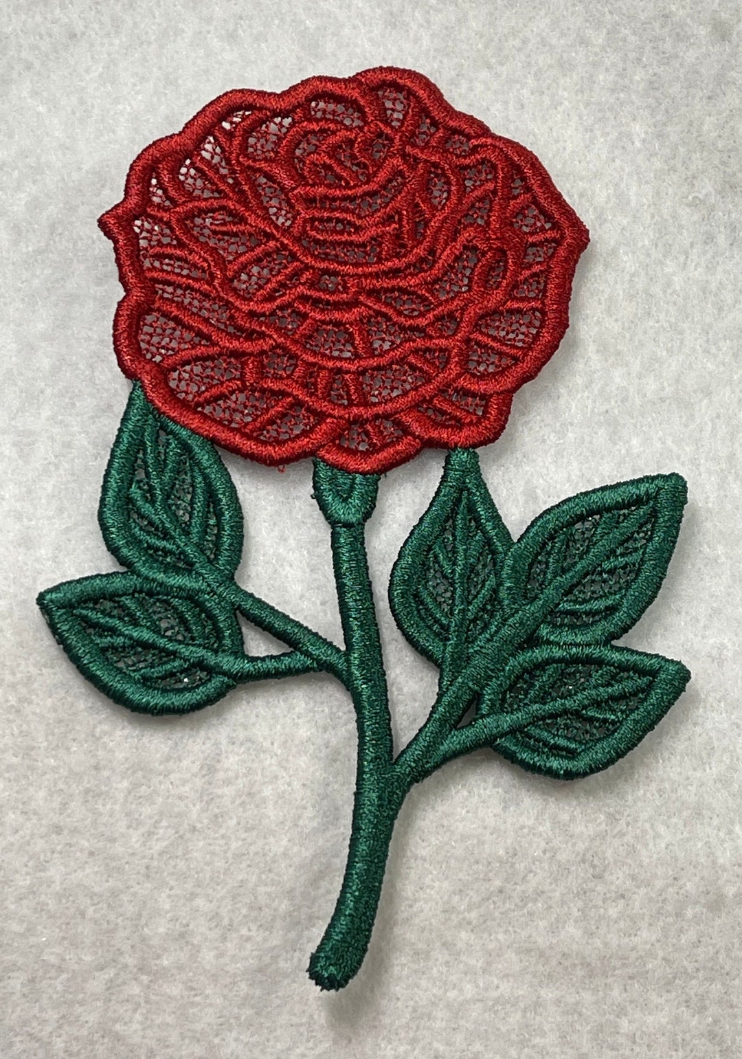 June Birth Month Flower - Rose - Free Standing Lace ( A Finished ...