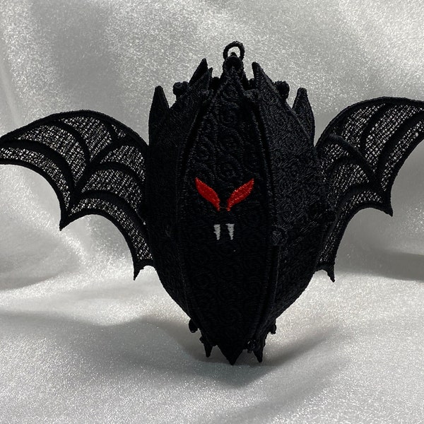 Bat Embroidery - Etsy