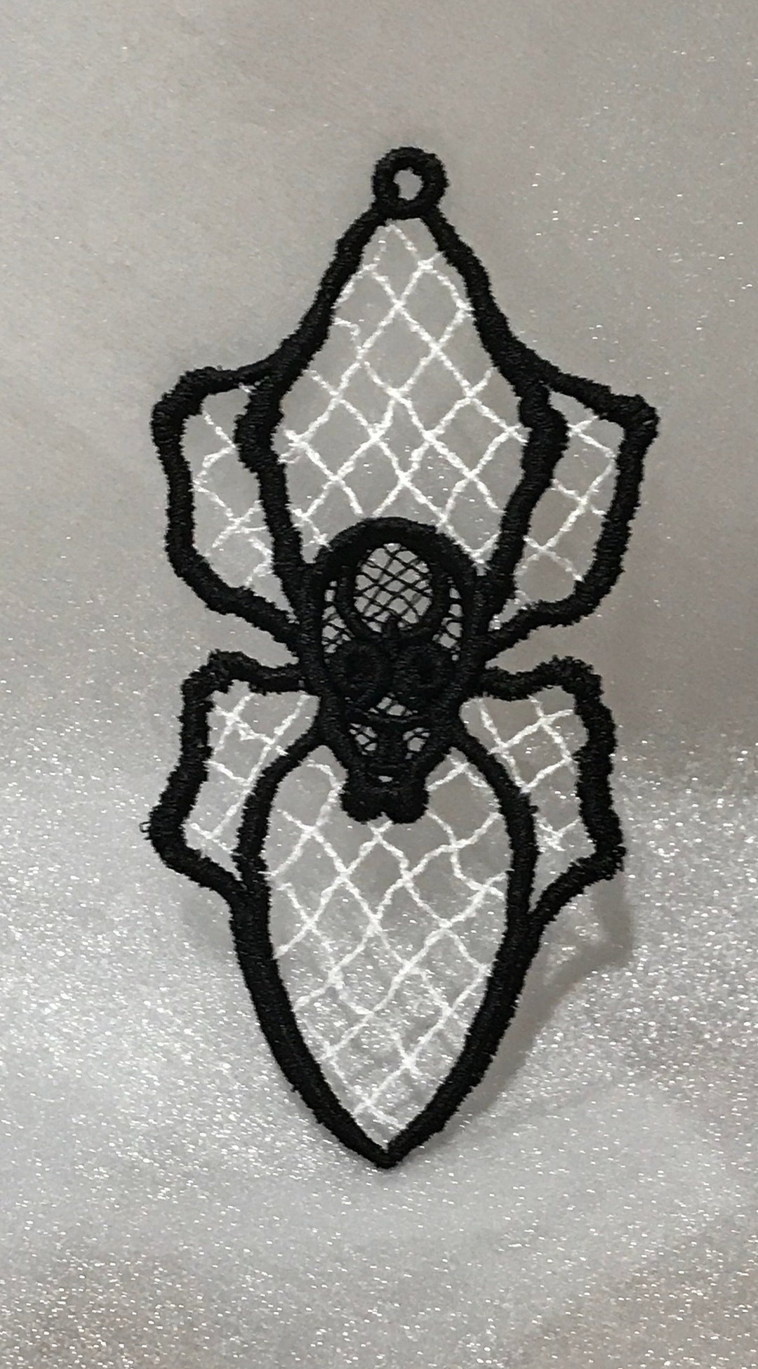 Descending Spider (free Standing Lace - A Finished Embroidery Product ...