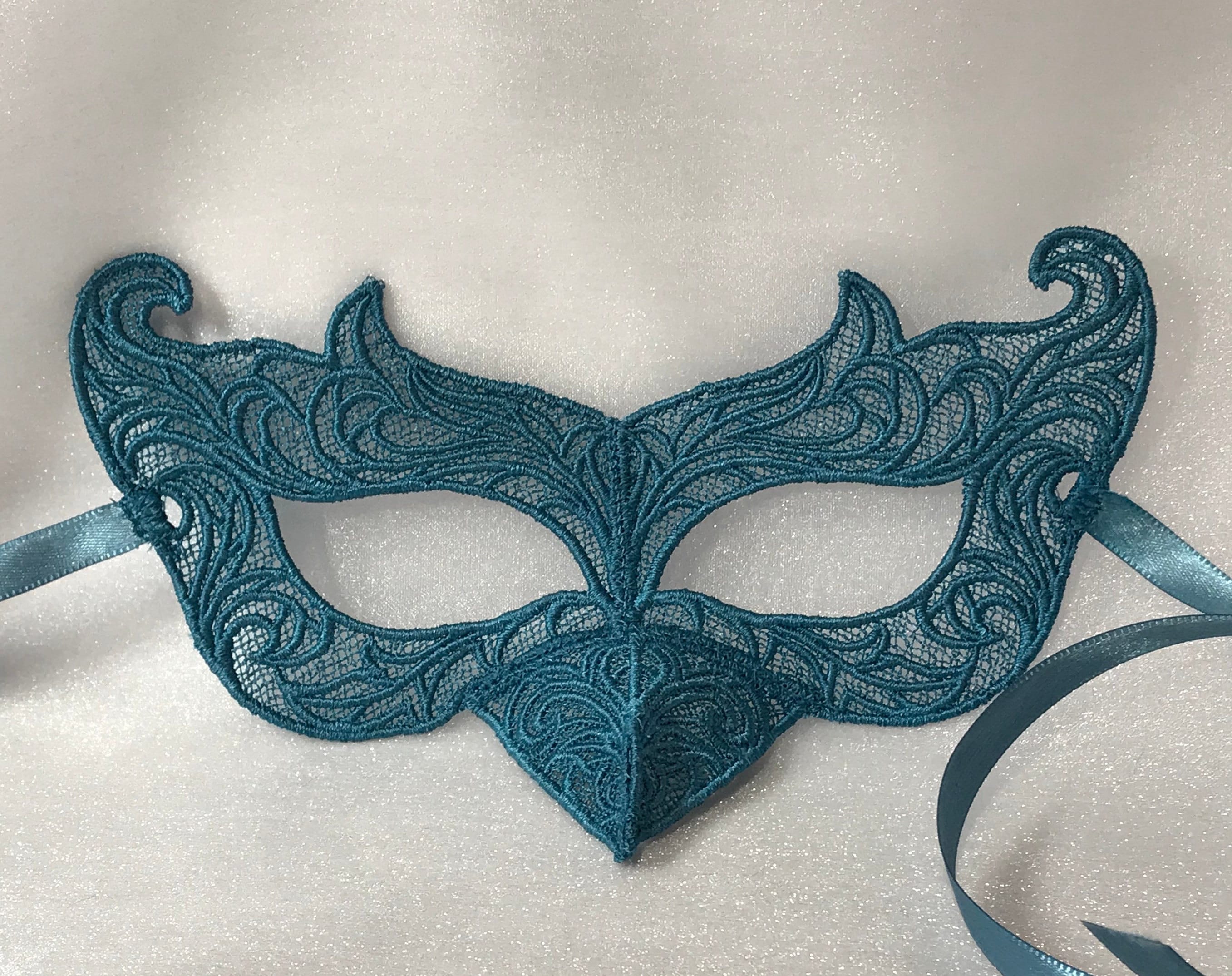 Raven Mask Free Standing Lace A Finished Embroidery | Etsy