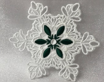 Reverse Applique Snowflake - Etsy