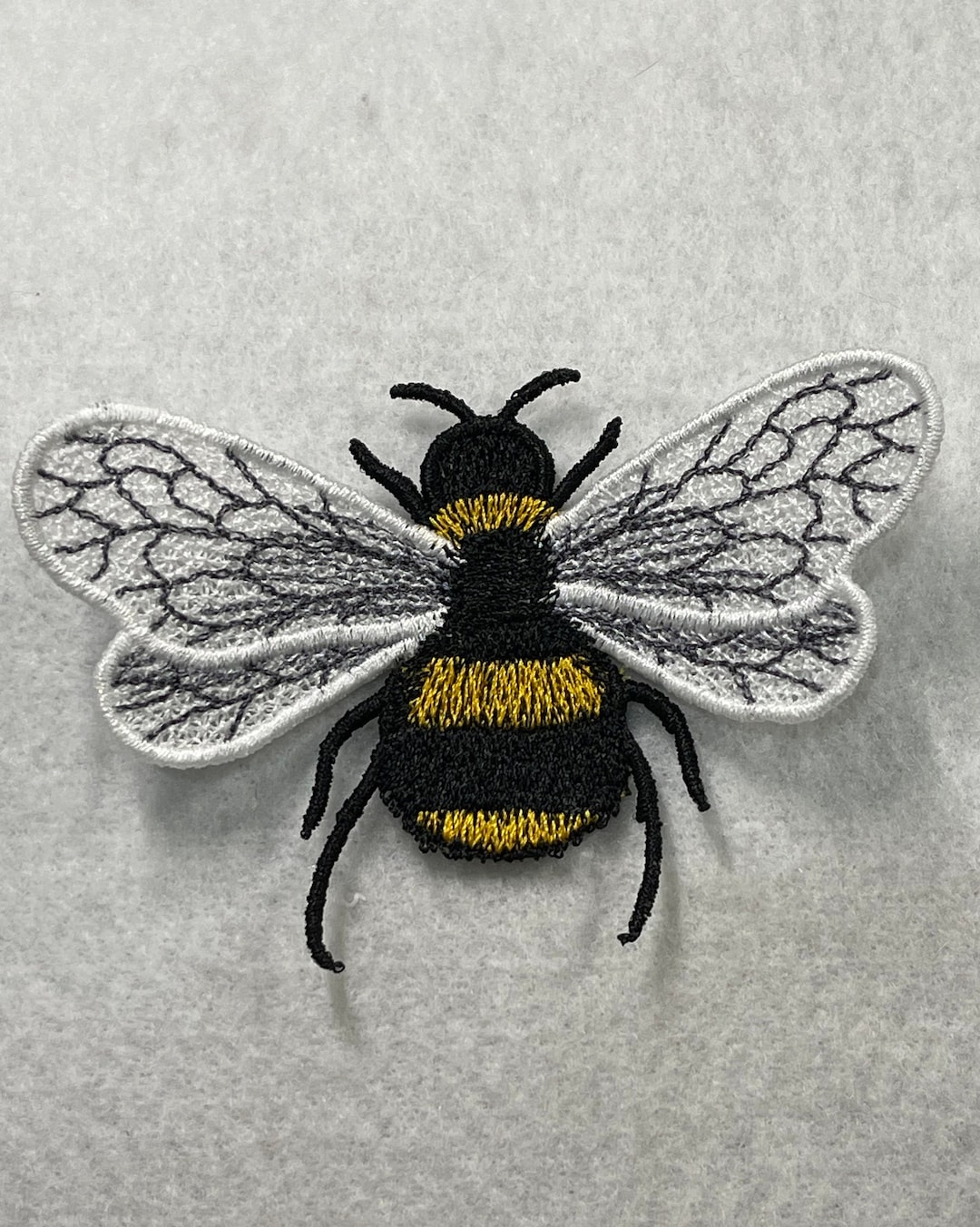 FSL Bumble Bee - Free Standing Lace ( A Finished Embroidery Product ...