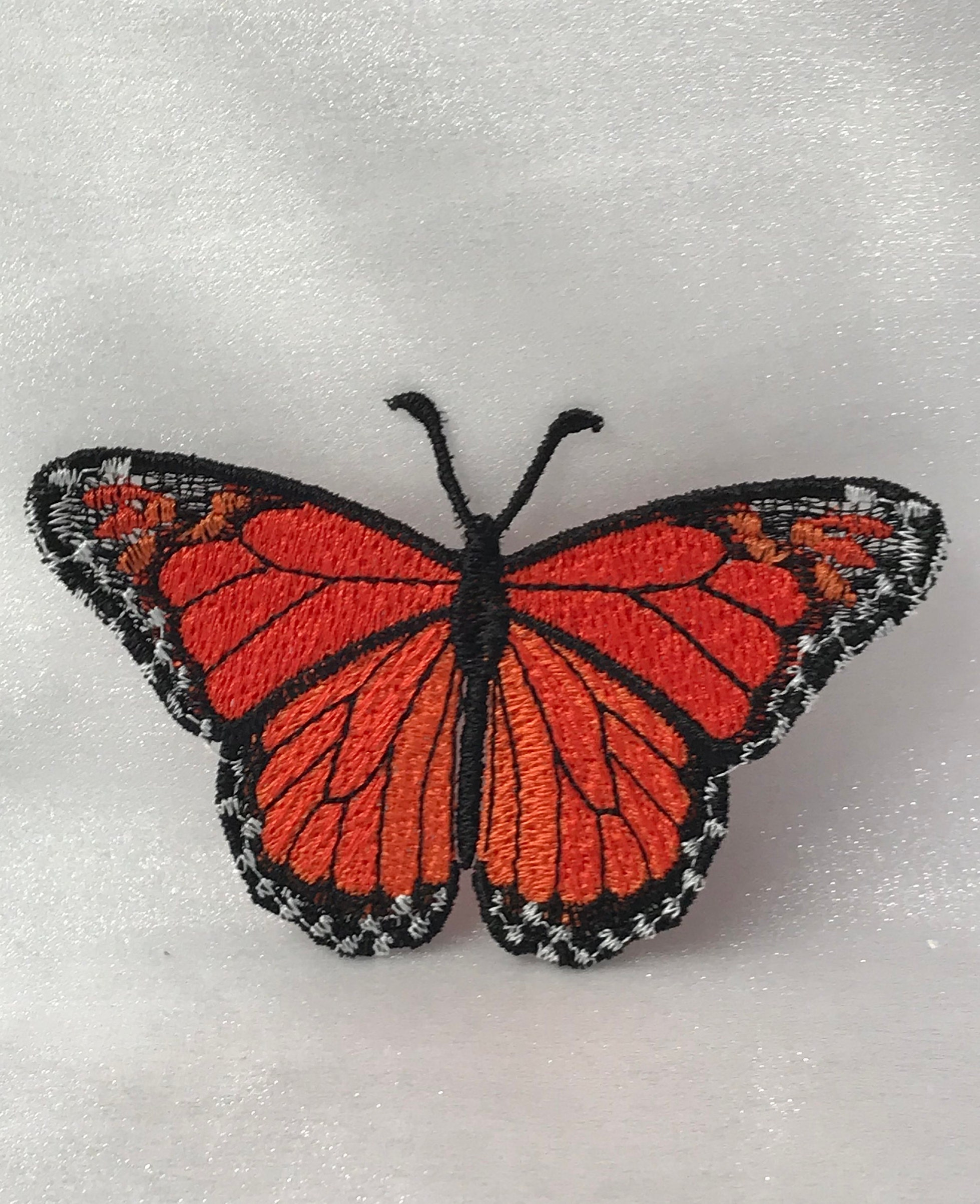 Monarch Butterfly Free Standing Lace A Finished Embroidery | Etsy