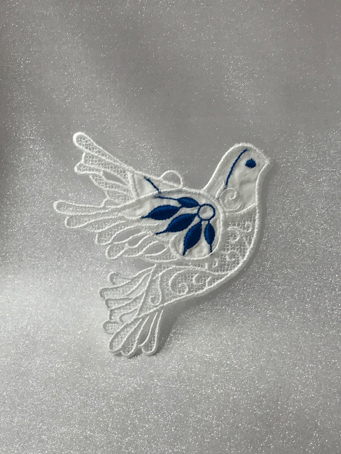 Dove free Standing Applique A Finished Embroidery Product | Etsy