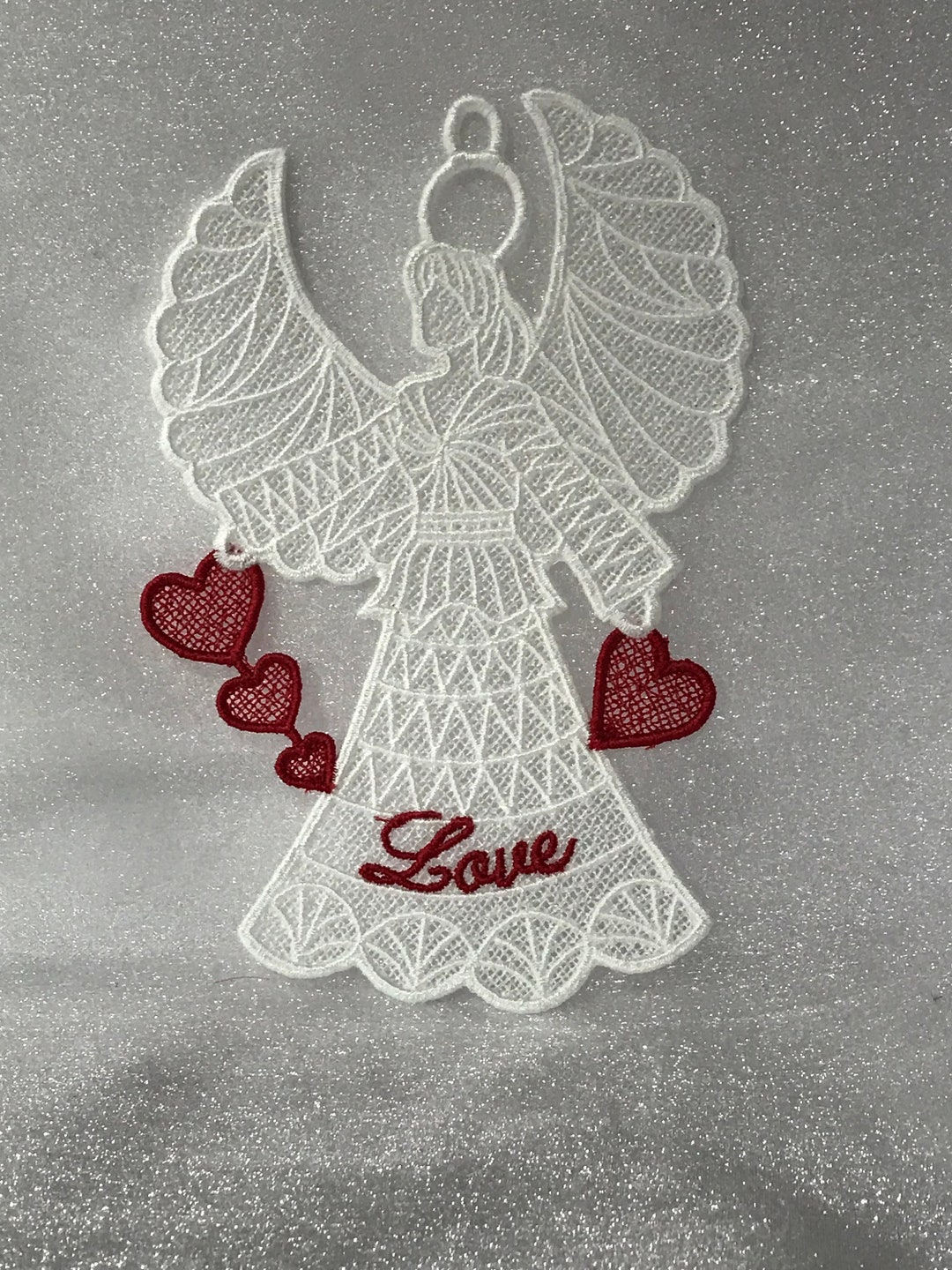 Love Angel (free Standing Lace - A Finished Embroidery Product, Not a ...