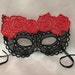 Roses Mask (free Standing Lace - A Finished Embroidery Product, Not a ...
