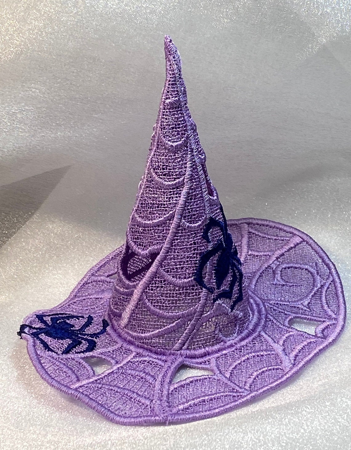 3D Pointed Hat free Standing Lace A Finished Embroidery | Etsy