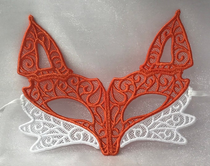 Red & Tan Fox Mask - Etsy
