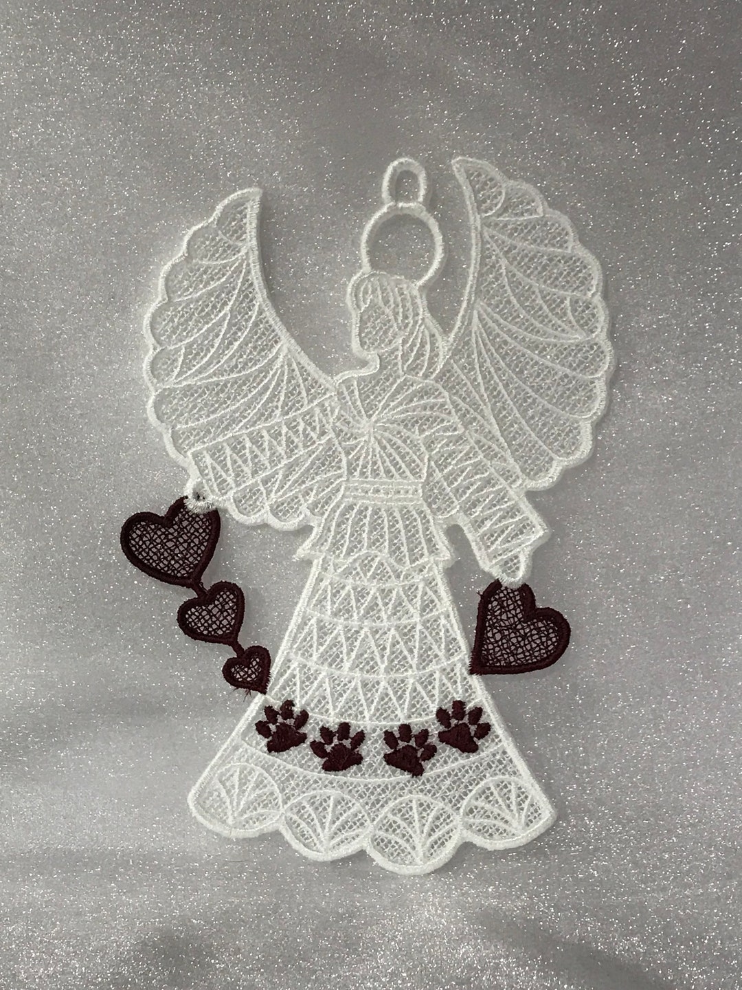 Pet Angel (free Standing Lace - A Finished Embroidery Product, Not a ...