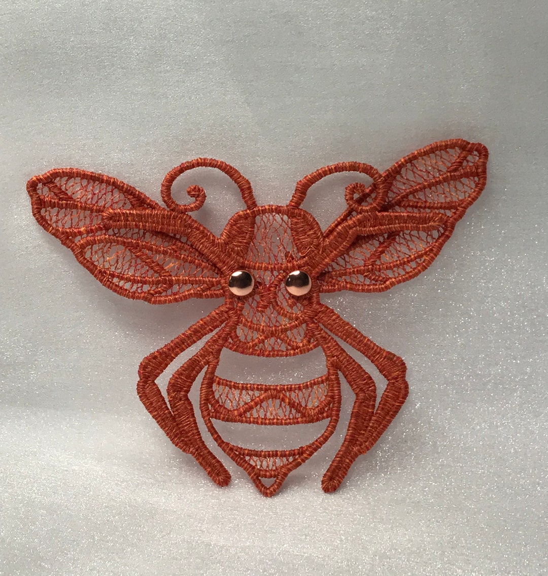 Lace Bee - Articulated (free Standing Lace - A Finished Embroidery ...