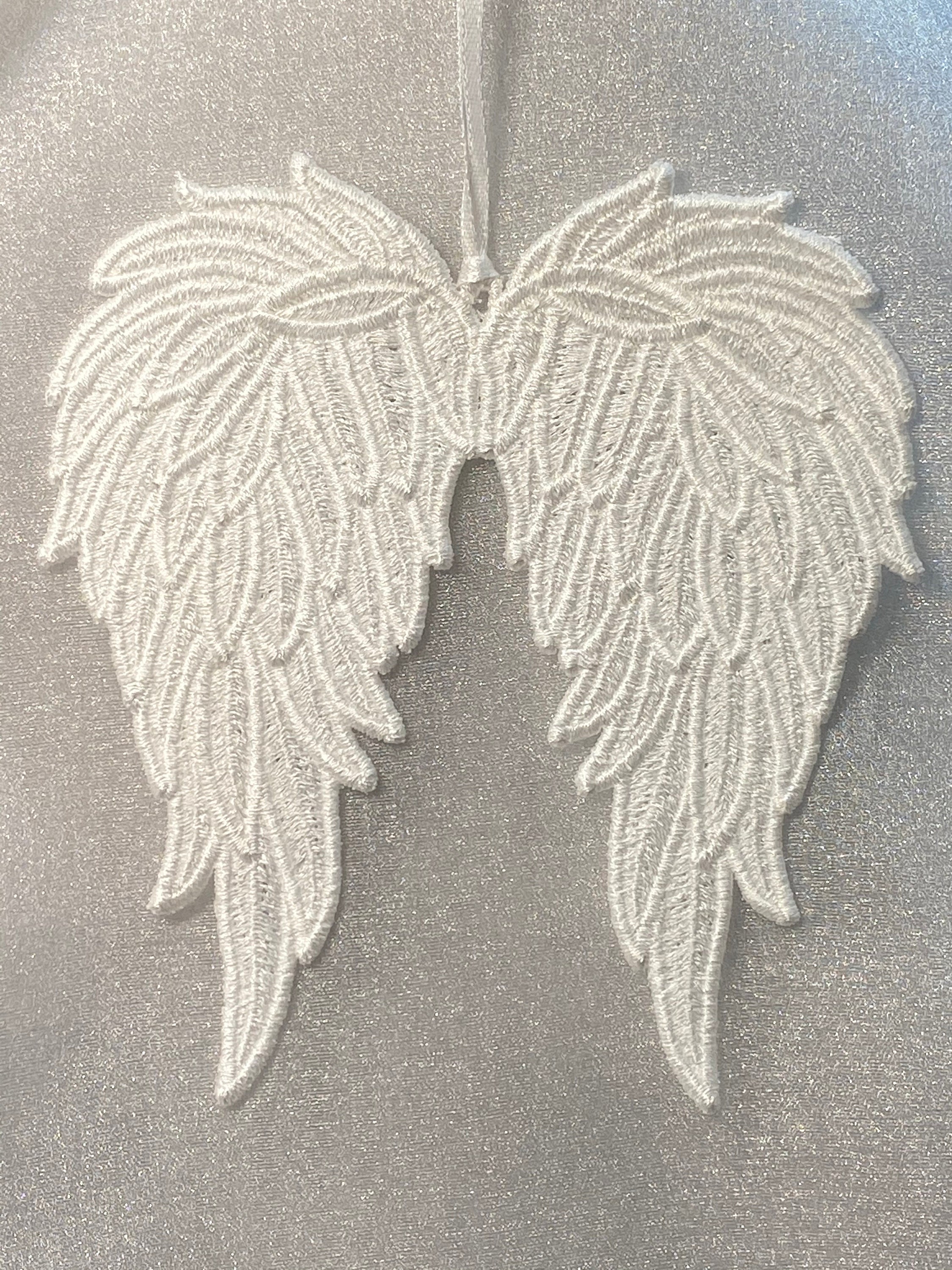 Lace Wings Free Standing Lace A Finished Embroidery | Etsy