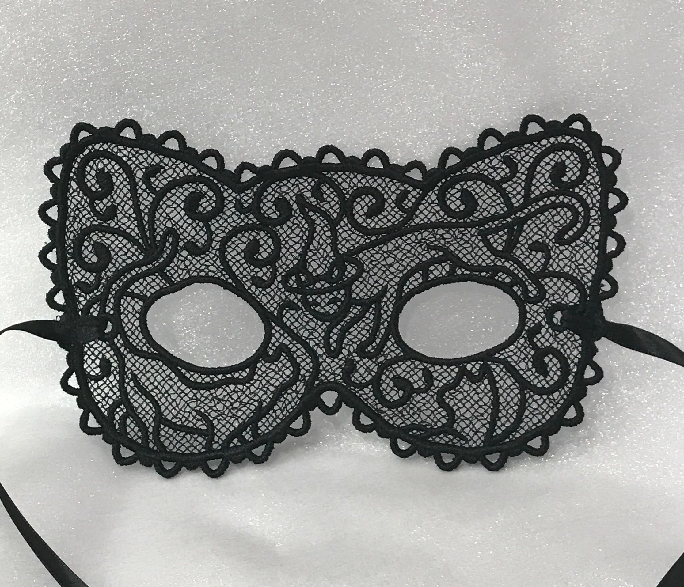 Lace Cats Mask Free Standing Lace A Finished Embroidery | Etsy